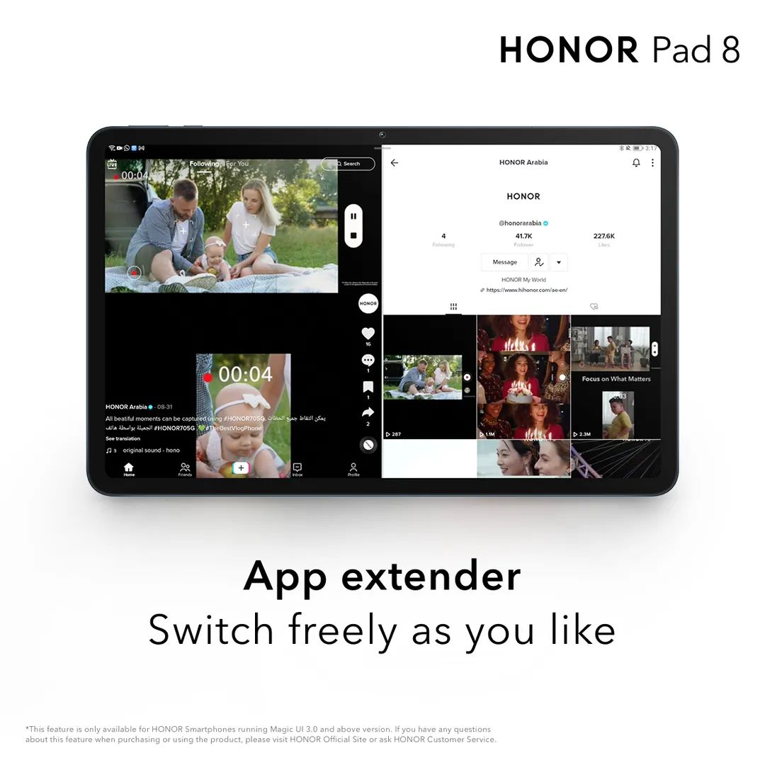[HONOR Pad 8] Experience Multi Tasking, App Usage and Extraordinary ...